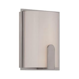 WAC Lighting WS-13208-27 8" LED 2700K Dimmable Wall Sconce - Brushed ...