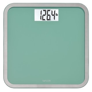 Taylor Digital Glass Bathroom Scale, Sea Foam Green - Bed Bath & Beyond ...