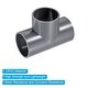 2" 3 Way Tee Pipe Fittings UPVC, 4 Pack Joint Coupling Pipe Adapter ...