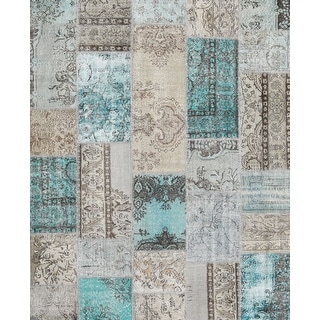 Ahgly Company Machine Washable Contemporary Sage Green Area Rugs - Bed ...