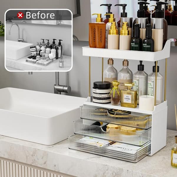 makeup counter organizer