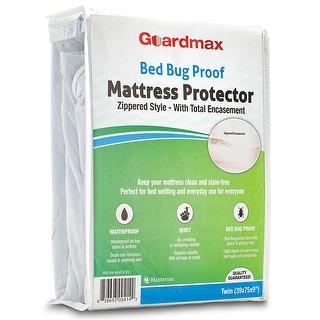 Guardmax Zippered Bed Bug Mattress Protector Encasement (As Is Item ...
