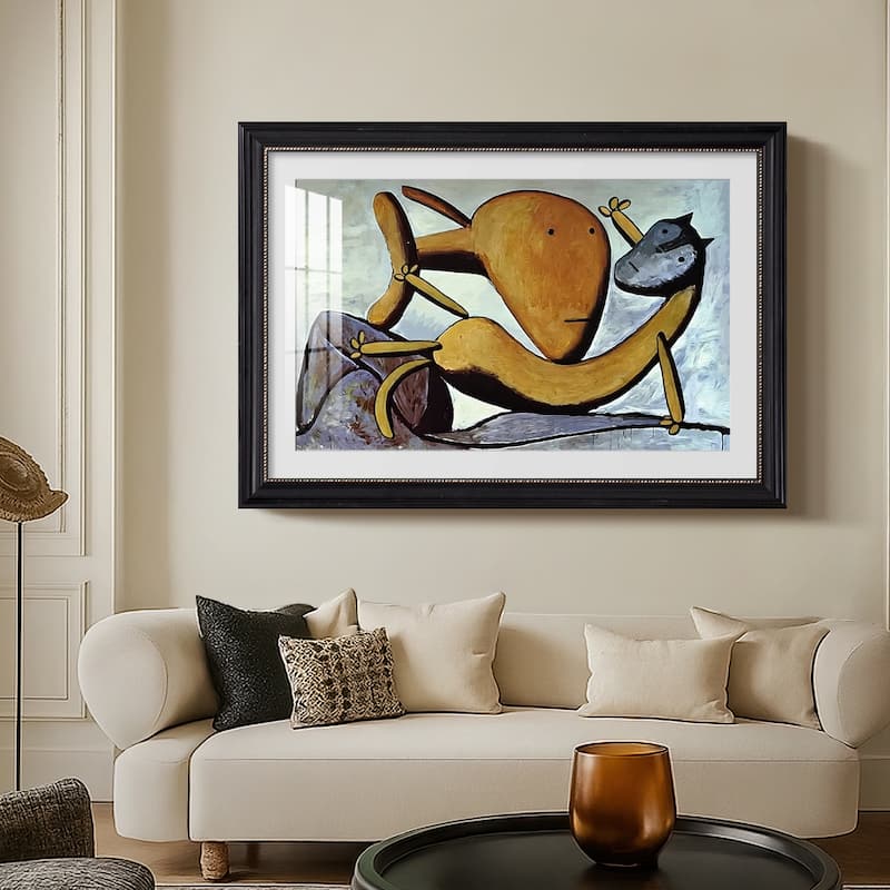 Cat and Big Fish c 1931-Pablo Picasso-Custom Framed Print - Overstock ...