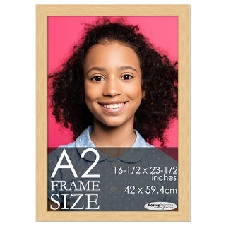 A2 Frame Natural Modern Minimalist - Wooden 16.5x23.5 Frame - Modern ...