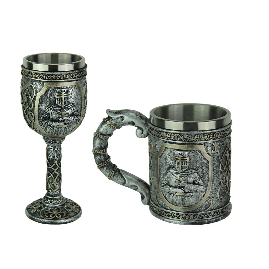 pewter goblet set