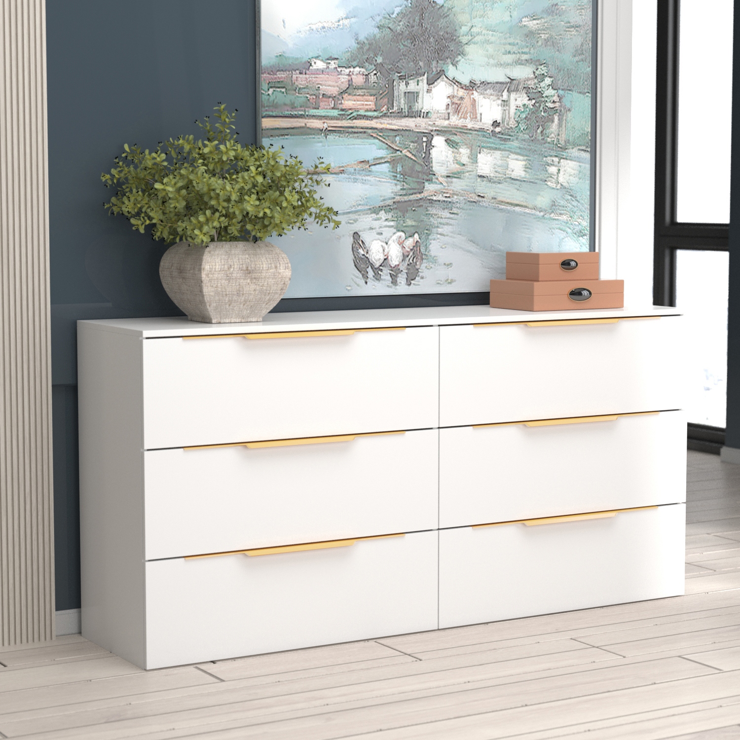 Ashlynn 6 drawer double dresser store