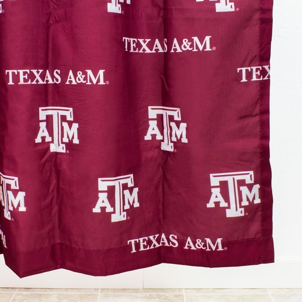 Texas A&M Aggies Printed Shower Curtain Cover - 70" x 72" - On Sale ...