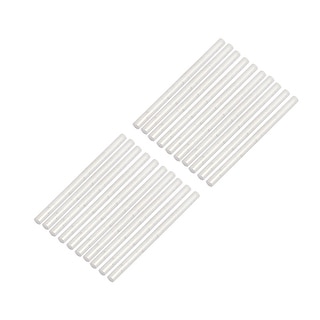 20Pcs Round Shaft Solid Steel Rods Axles 3mm x 50mm Silver Tone - Bed ...