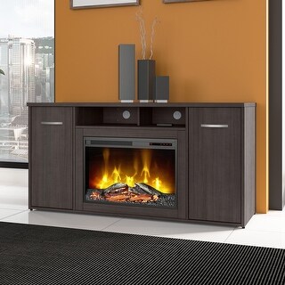 Office 500 60W Electric Fireplace Cabinet by Bush Business Furniture ...