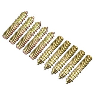 Hanger Bolts, 24pcs Double Ended Thread Dowel Screws for Furniture ...