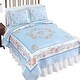 Coastal Seashells & Coral Scalloped Edge Reversible Quilt - Bed Bath ...