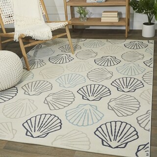 Summer Seashell Area Rug - Bed Bath & Beyond - 34817381
