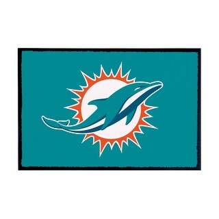 Nylon Indoor/Outdoor Entryway Door Mat, Miami Dolphins - Bed Bath ...