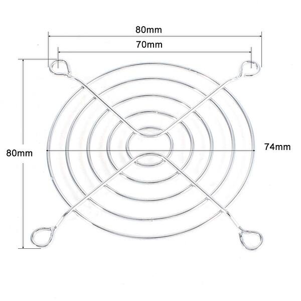 Grill Finger Fan Guard Plate for 70mmx70mm Computer Case Cooling Fans ...
