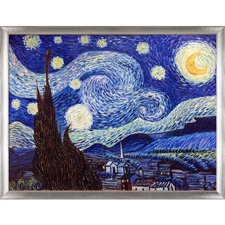 La Pastiche Starry Night with Spencer Rustic ,40"x 52" - Bed Bath ...