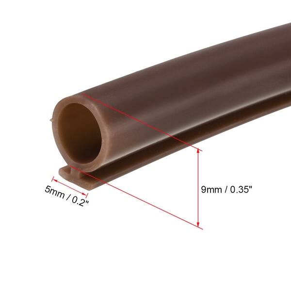 T-Slot Mount Window Weatherstrip Seal 9mm Bulb for 5mm Slot 3 Meters ...