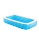 Bestway H2OGO Rectangular 10 foot Inflatable Family Pool, Blue - Bed ...