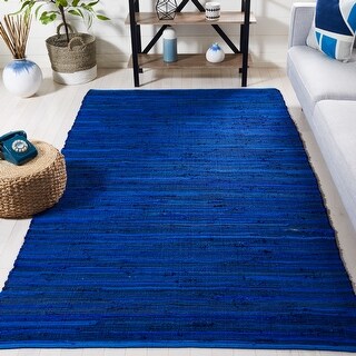 SAFAVIEH Handmade Rag Rug Sevim Casual Stripe Cotton Rug - On Sale ...
