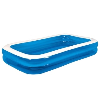 Inflatable Swimming Pool Outdoor Lawn Ground Rectangular Swimming Pool ...