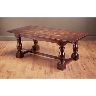 Buchman Solid Wood Dining Table - Pecan - Bed Bath & Beyond - 42340894
