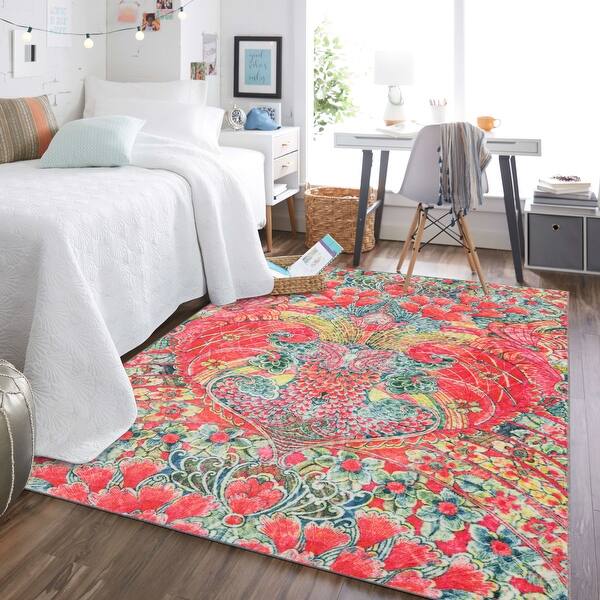 Mohawk Home Lova Floral Area Rug - Bed Bath & Beyond - 33422000