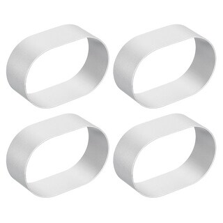 4pcs Metal Cookie Cutters Set, Aluminum Alloy Oval Shaped Cookie Cutter ...