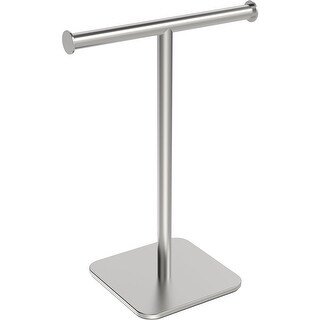T-Shape Hand Towel Holder Stand, Weighted Base Towel Rack, Countertop ...