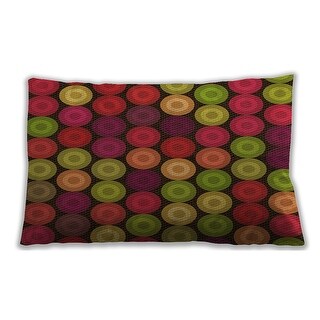 Ahgly Company Patterned Indoor-Outdoor Chilli Pepper Red Lumbar Throw ...