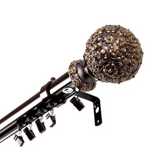 Lush Traverse Rod 110156 Inch Cocoa - 74 x 4 x 4 - Bed Bath & Beyond ...