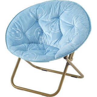 Urban Lifestyle Smiley Face Saucer Chair with Gold Legs - Bed Bath ...