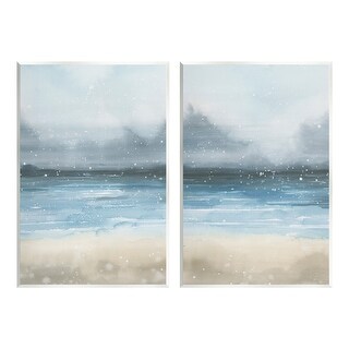 Stupell Stormy Coastal Ocean Waves 2 Piece Set Wall Plaque, Design By ...