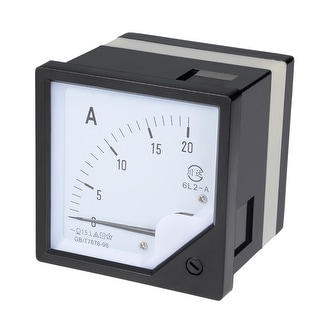 AC 0-20A Analog Panel Ammeter Gauge Ampere Current Meter 6L2 1.5 Error ...