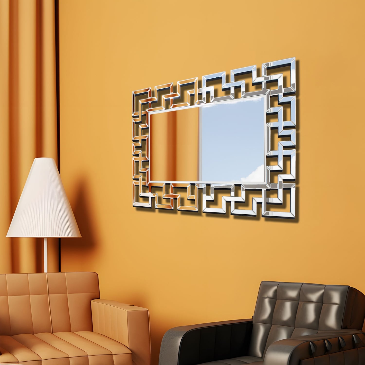 KOHROS Modern Decorative Wall Mirror - On Sale - Bed Bath & Beyond ...