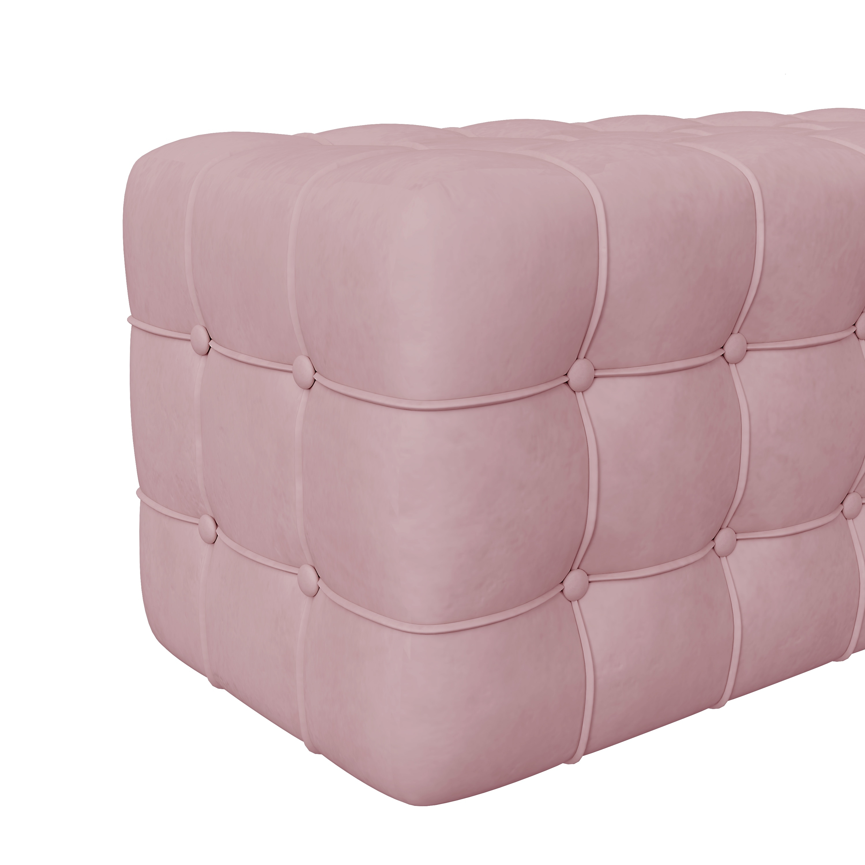 Pale pink footstool store