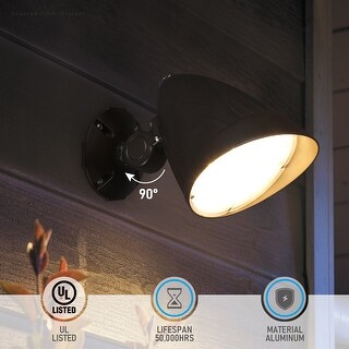 3CCT LED Commercial Flood Light Dusk to Dawn, 120-277V Spot Light - Bed ...