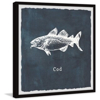 'Cod' Framed Painting Print - Bed Bath & Beyond - 36273093