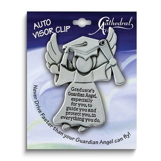 Curata Silver-Tone Graduation Guardian Angel Visor Clip - Bed Bath ...