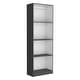 3 Piece Bookcase set, 74" Wide with 11 Shelves and Two-Door Cabinet ...