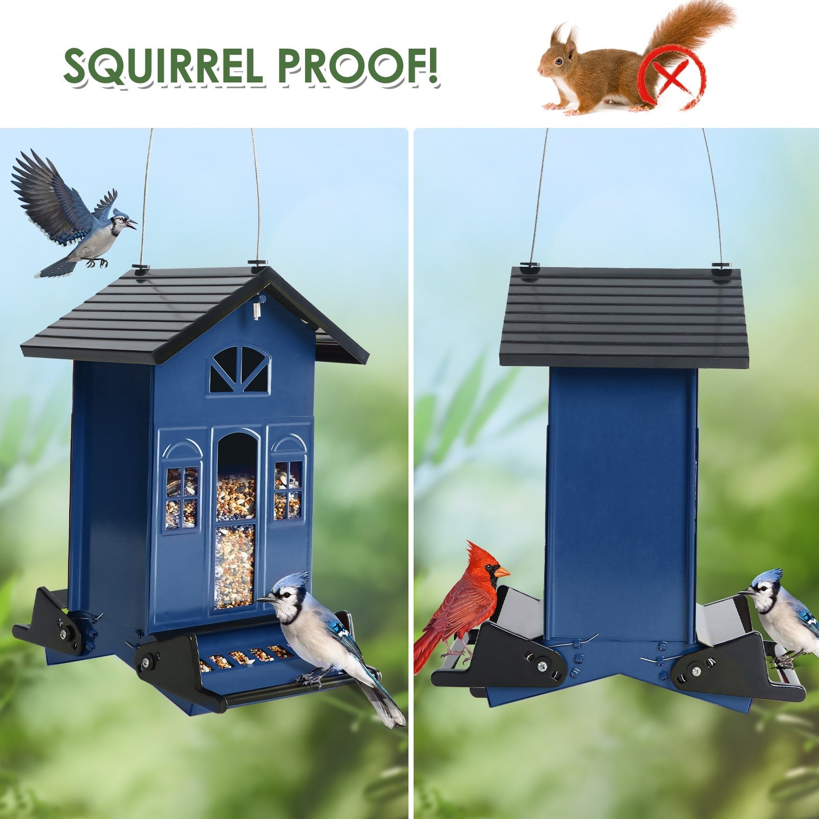 squirrel proof bird bath