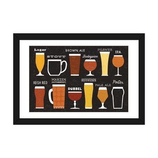 iCanvas "Craft Beer List" by Michael Mullan - Bed Bath & Beyond - 37416185
