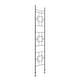 Achla Designs 135"H Graphite Powdercoat Finish Wrought Iron Outdoor ...