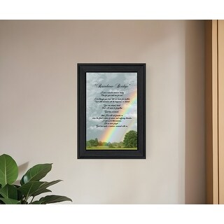 HomeRoots Rainbow Bridge 3 Black Framed Print Wall Art - Bed Bath ...
