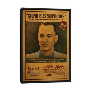 iCanvas "Forrest Gump" by Shinewall Framed Canvas Print - Bed Bath ...