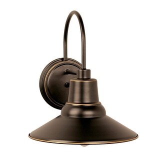 Shelby 1 Light Exterior Wall Lighting - 13.75"H x 12"W x 14"D - Bed ...