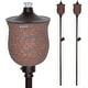 2 Pcs 64" Mosaic Garden Torch for Outdoor Backyard Patio Christmas ...