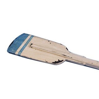 Wooden Huxley Decorative Squared Rowing Boat Oar with Hooks 50" - 50" L ...