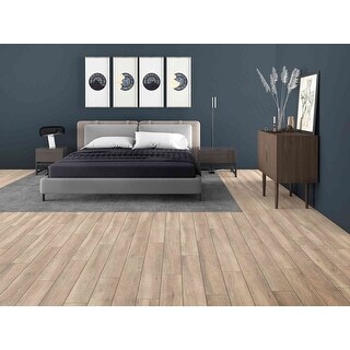 The Tile Life Omaha 6" x 36" Noce Porcelain Tile Flooring and Wall ...