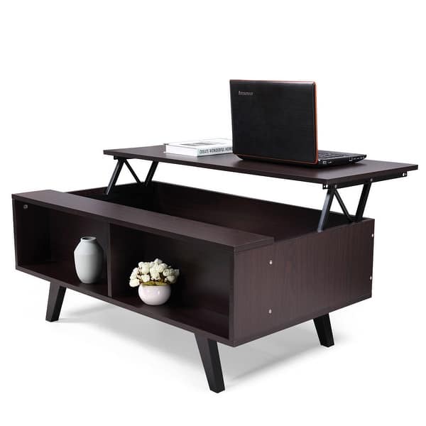 Office Lifting Coffee Table Laptop Desk Book Storage Cabinet - Bed Bath ...