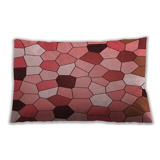 Ahgly Company Patterned Indoor-Outdoor Chilli Pepper Red Lumbar Throw ...