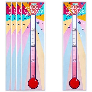 Goal Setting Thermometer Incentive Charts for Kids, Classrooms (17 x 63 ...